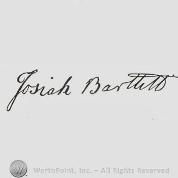 Mark with Signature: Josiah Bartlett. | #550189