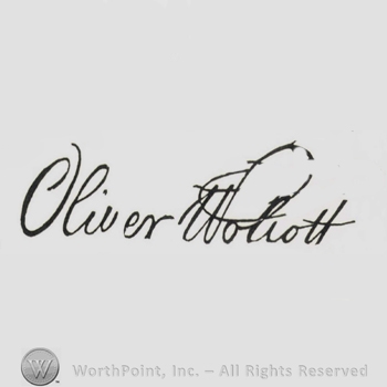 Mark with Signature: Oliver Wolcott. | #550190