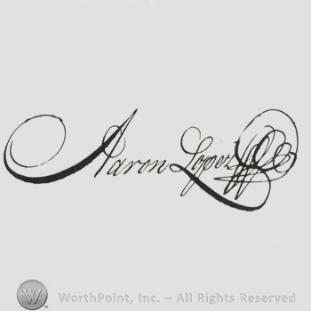 Mark with Signature: Aaron Lopez. | #550200
