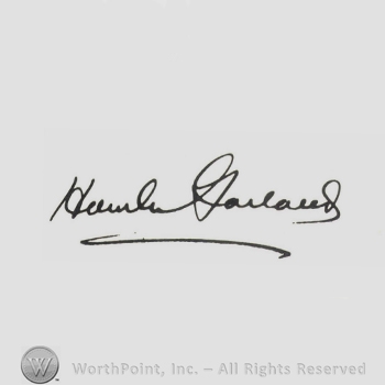 Mark with Signature: Hamlin Garland. | #550223
