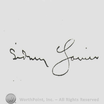 Mark with Signature: Sidney Lanier. | #550236