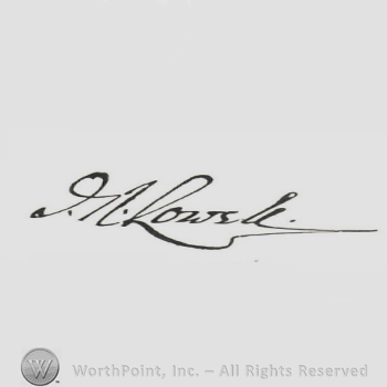 Mark with Signature: James Russell Lowell. | #550237