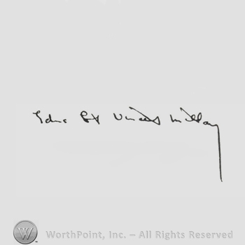 Mark with Signature: Edna St. Vincent Millay. | #550242
