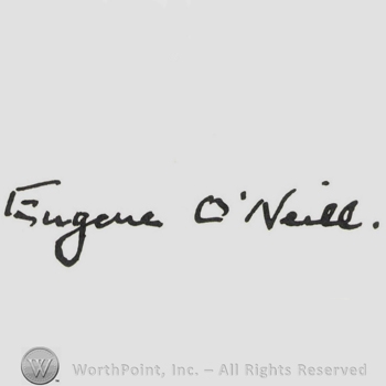 Mark with Signature: Eugene O'Neill. | #550244