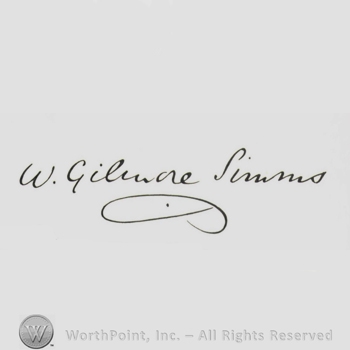 Mark with Signature: William Gilmore Simms. | #550253