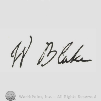 Mark with Signature: William Blake. | #550272