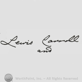 Mark with Signature: Lewis Carroll. | #550286