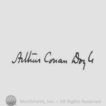 Mark with Signature: Arthur Conan Doyle. | #550289