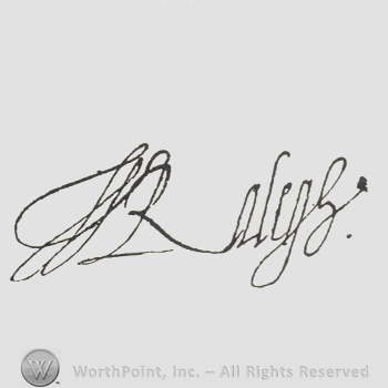 Mark with Signature: Walter Raleigh. | #550321