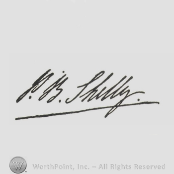 Mark with Signature: Percy Bysshe Shelley. | #550325