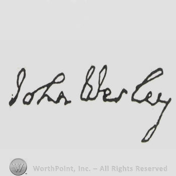 Mark with Signature: John Wesley. | #550336