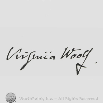 Mark with Signature: Virginia Woolf. | #550338