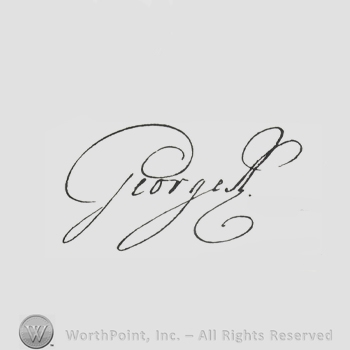 Mark with Signature: George III. | #550368