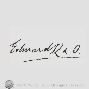 Mark with Signature: Edward VII. | #550374