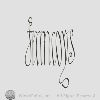 Mark with Signature: Francis I of France. | #550383