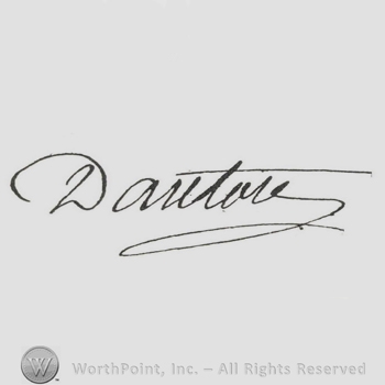 Mark with Signature: Georges Danton. | #550387