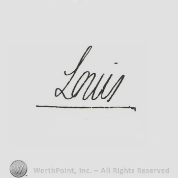 Mark with Signature: Louis XV. | #550392