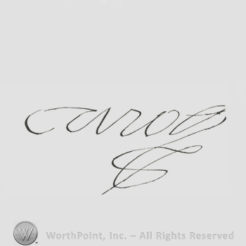 Mark with Signature: Charles V. | #550399