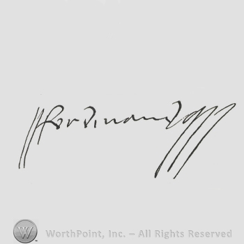 Mark with Signature: Ferdinand I. | #550403