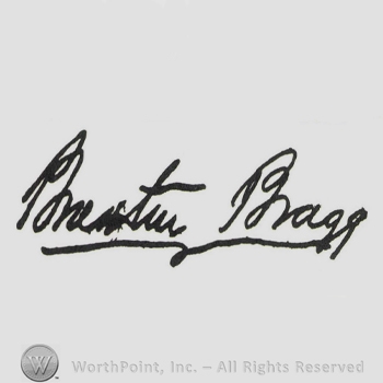 Mark with Signature: Braxton Bragg. | #550406