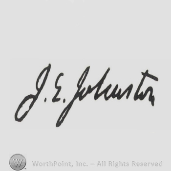 Mark with Signature: Joseph Eggleston Johnston. | #550792