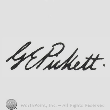 Mark with Signature: George Edward Pickett. | #550795