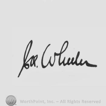 Mark with Signature: Joseph Wheeler. | #550799