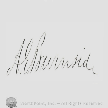 Mark with Signature: Ambrose Everett Burnside. | #550804
