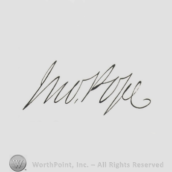 Mark with Signature: John Pope. | #550822