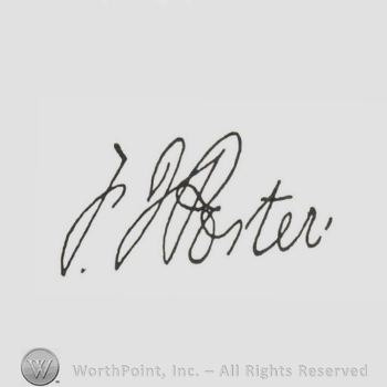 Mark with Signature: Fitz John Porter. | #550823