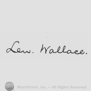 Mark with Signature: Lewis Wallace. | #550831