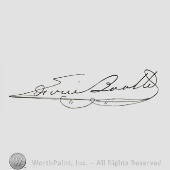 Mark with Signature: Edwin Booth. | #550837