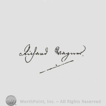 Mark with Signature: Wilhelm Richard Wagner. | #550862