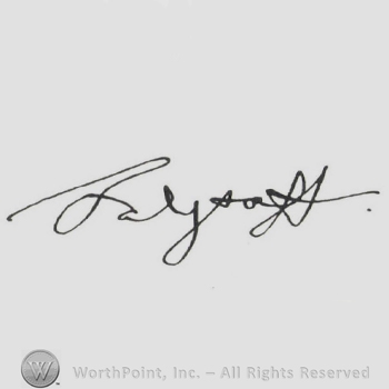 Mark with Signature: Giuseppe Verdi. | #550887