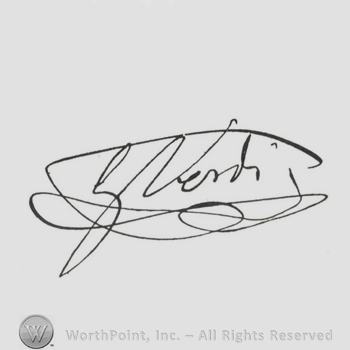 Mark with Signature: Giuseppe Verdi. | #550888