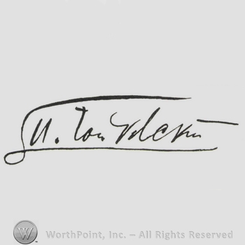 Mark with Signature: Pyotr Ilyich Tchaikovsky. | #550891