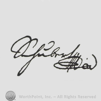 Mark with Signature: Franz Peter Schubert. | #550893