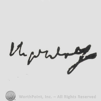 Mark with Signature: Hugo Philipp Jacob Wolf. | #550902
