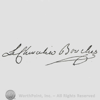 Mark with Signature: François Boucher. | #550906