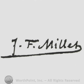 Mark with Signature: Jean-François Millet. | #550927