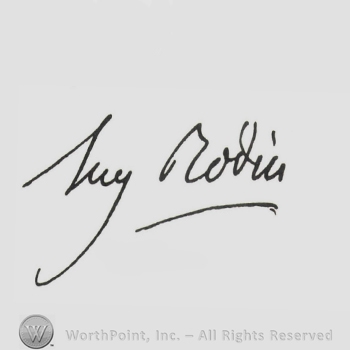 Mark with Signature: Auguste Rodin. | #550935