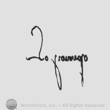 Mark with Signature: Leonardo da Vinci. | #550941