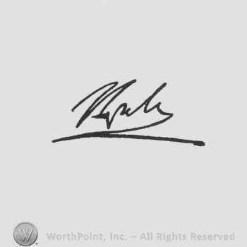 Mark with Signature: Napoleon Bonaparte. | #550960