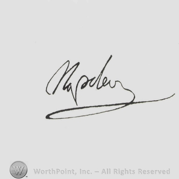 Mark with Signature: Napoleon Bonaparte. | #550971