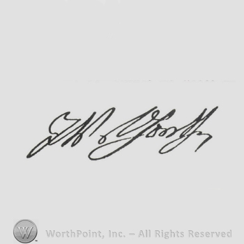 Mark with Signature: Johann Wolfgang von Goethe. | #550983