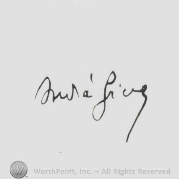 Mark with Signature: André Gide. | #550988