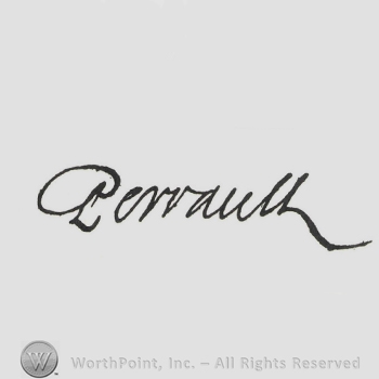Mark with Signature: Charles Perrault. | #550999