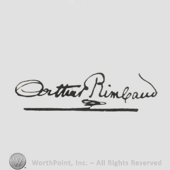 Mark with Signature: Arthur Rimbaud. | #551008