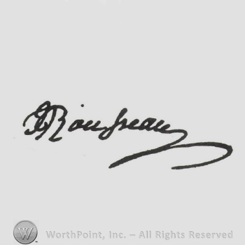 Mark with Signature: Jean-Jacques Rousseau. | #551009