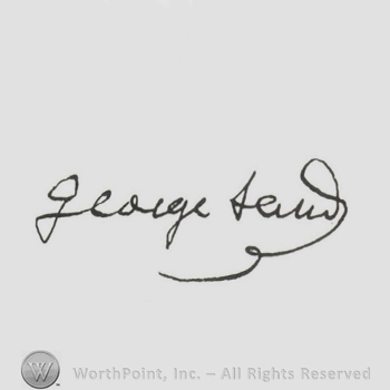 Mark with Signature: George Sand. | #551011